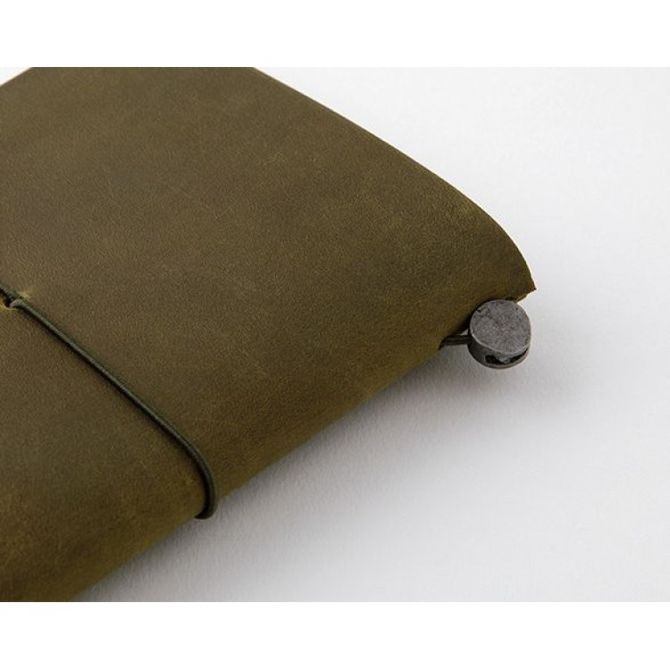 Traveler's Company (Midori) Notebook, Passport Size, Olive